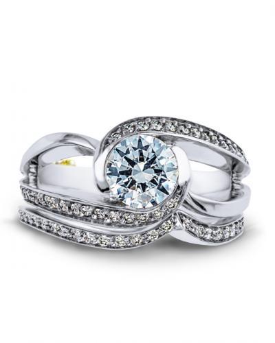 Cascade Engagement Ring | Mark Schneider Fine Jewelry Cascade Engagement Ring | Mark Schneider Fine Jewelry