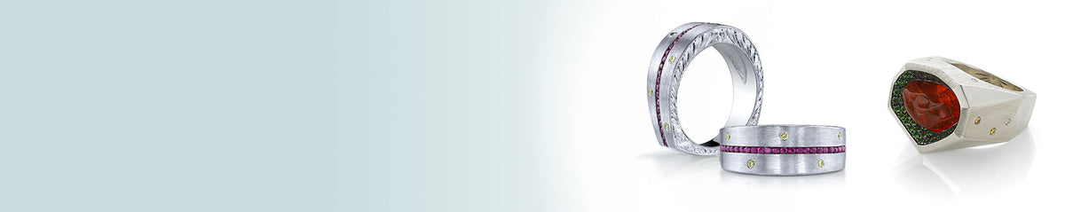 Color Gemstone Men's Rings | Mark Schneider Design | Mark Schneider ...