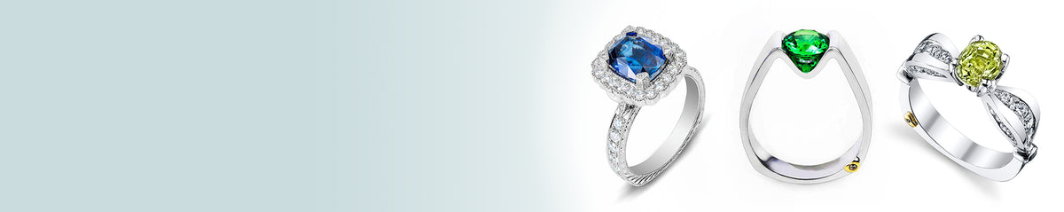 Color Gemstone Ring Collections | Mark Schneider Designs | Mark ...