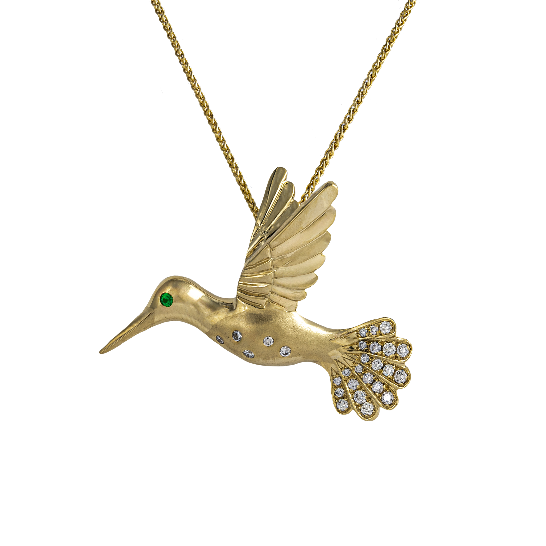 Hummingbird Pendant | Mark Schneider Fine Jewelry