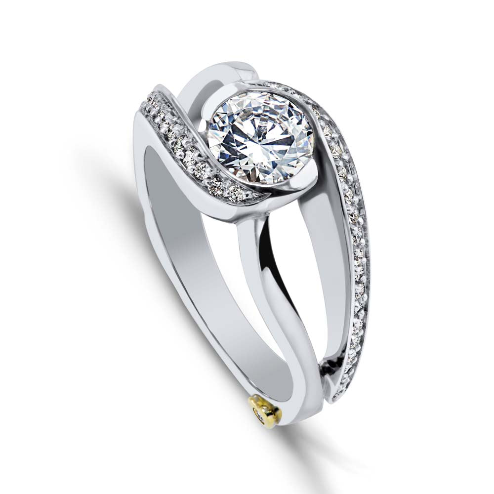 Cascade Engagement Ring | Mark Schneider Fine Jewelry Cascade Engagement Ring | Mark Schneider Fine Jewelry