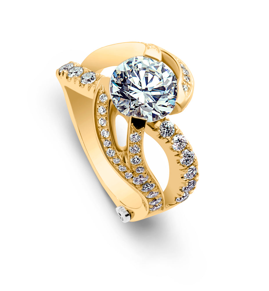 Breathtaking Engagement Ring | Mark Schneider Fine Jewelry