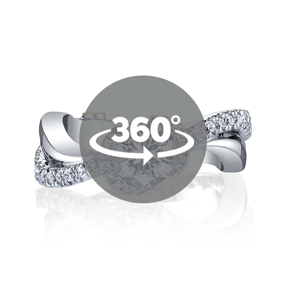 Feather Engagement Ring | Mark Schneider Fine Jewelry