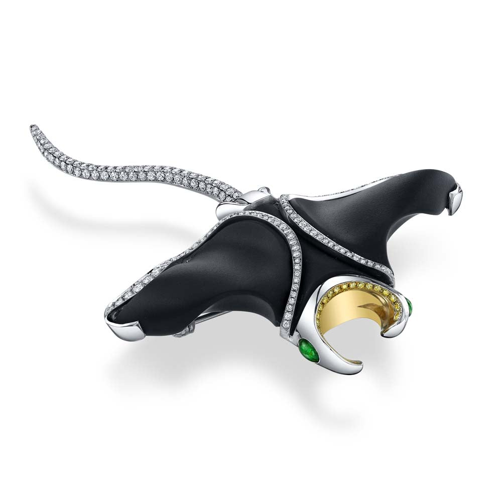 Manta Ray Pin | Mark Schneider Fine Jewelry
