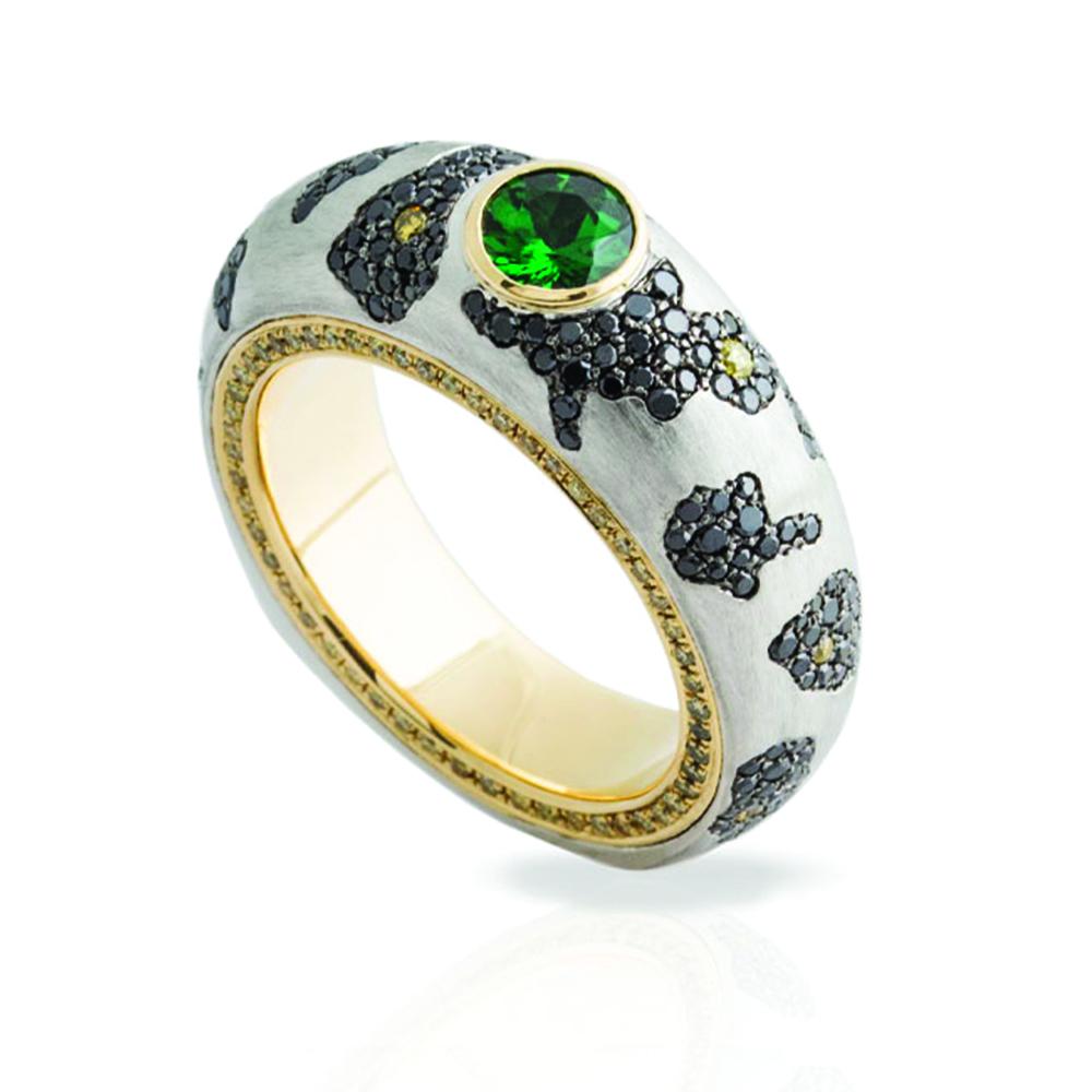 Tsavorite Men's Band | Mark Schneider Fine Jewelry